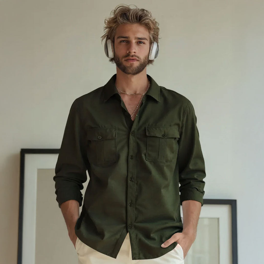 Buy Double Pocket Shirts for Men | Double Pocket Shirts | Wrogn