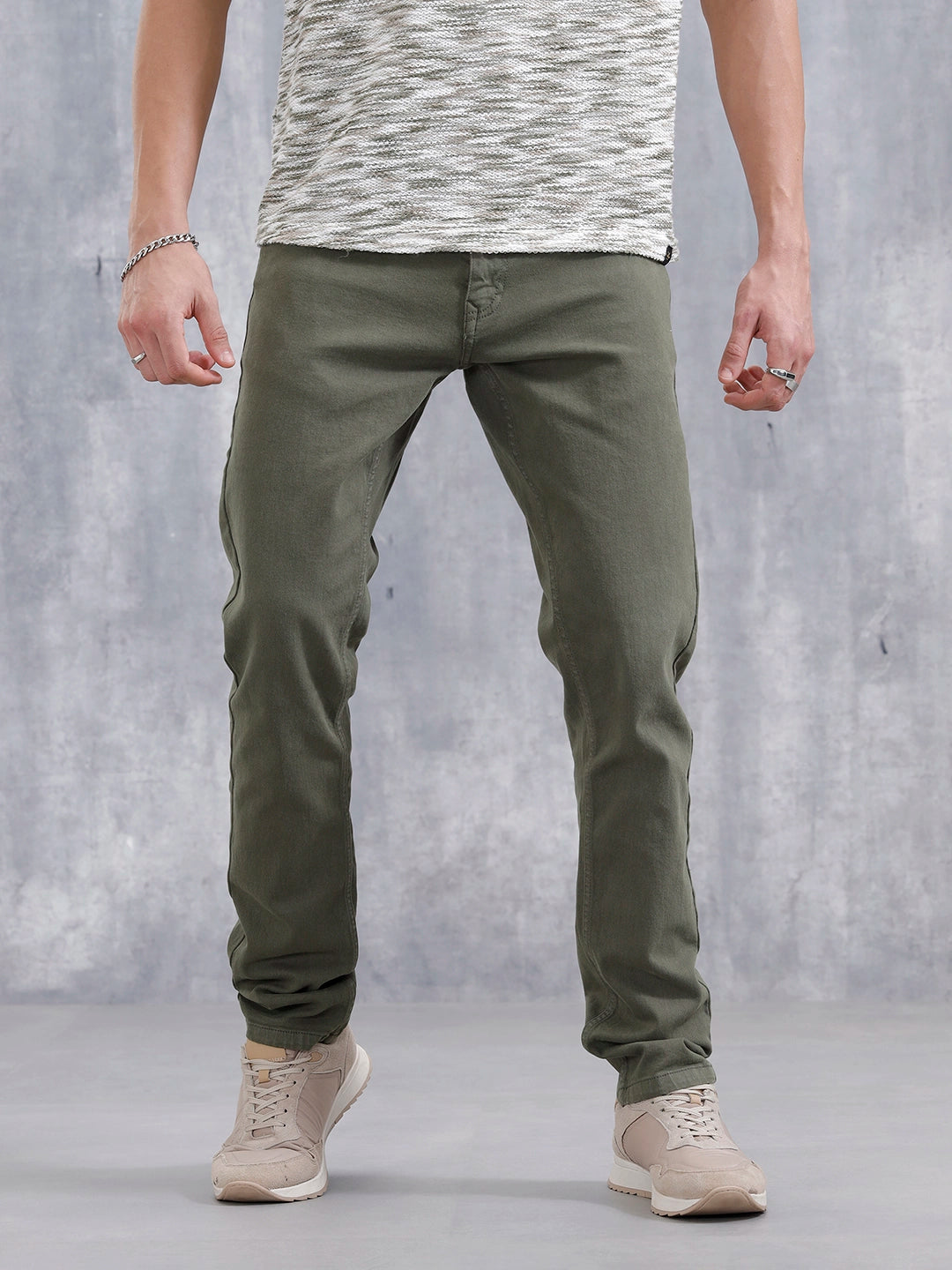 Slim Fit Colored Jeans | Olive – Wrogn
