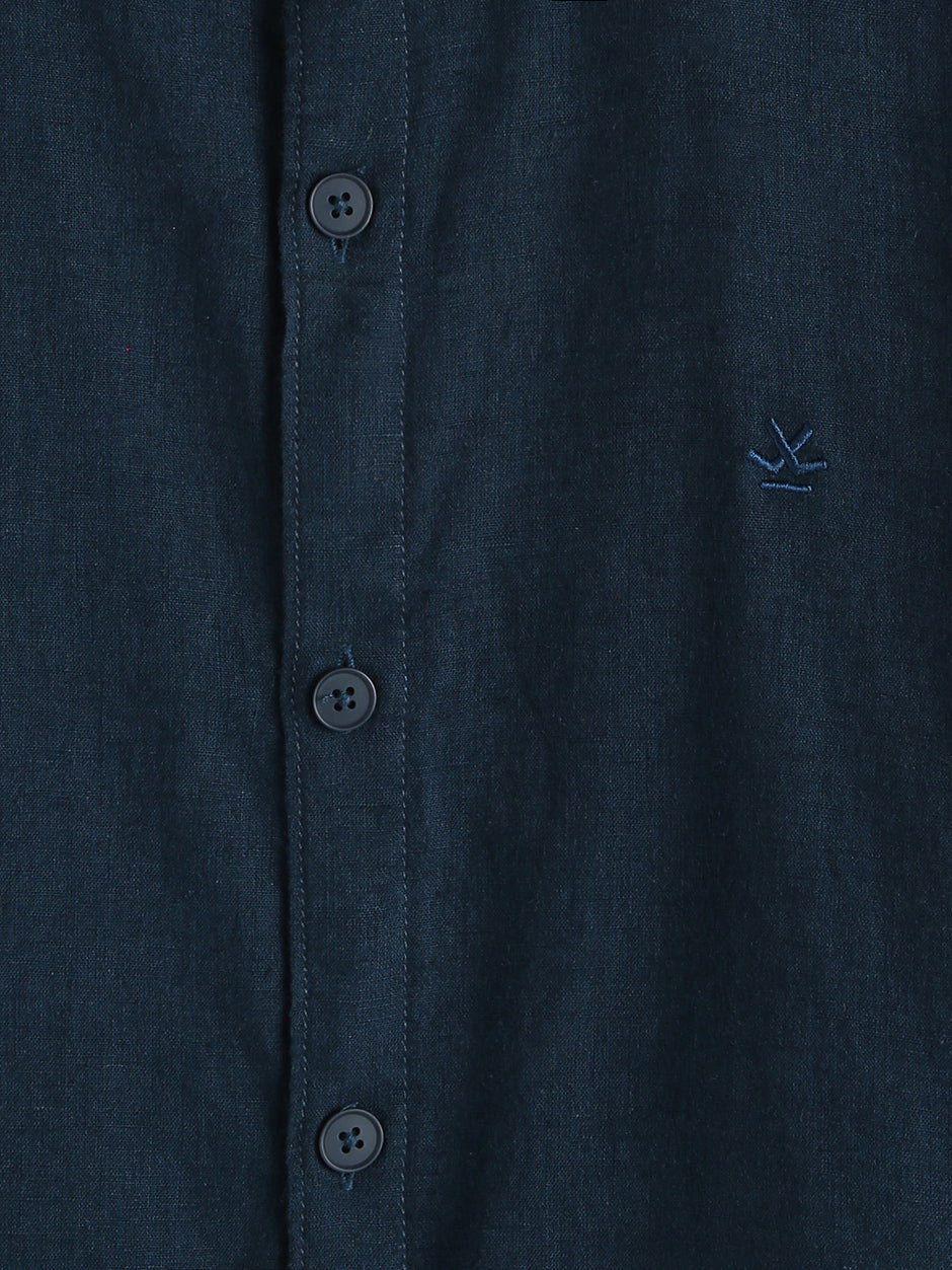 Buy Navy Blue Shirt in India | Navy Blue Shirt for Men | Wrogn