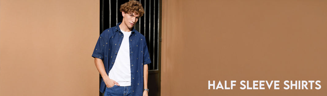 Half Shirt for Men | Buy Half Sleeve Shirt for Men Online | Wrogn